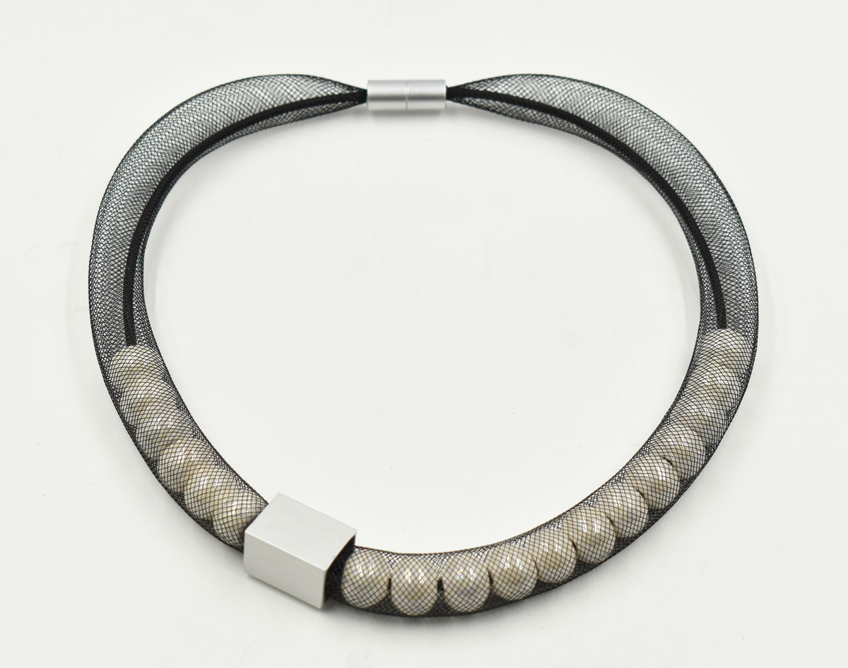 SPECIAL OFFERS - SEE THE INVISIBLE MESH ANODISED ALUMINIUM NECKLACE K2 ...