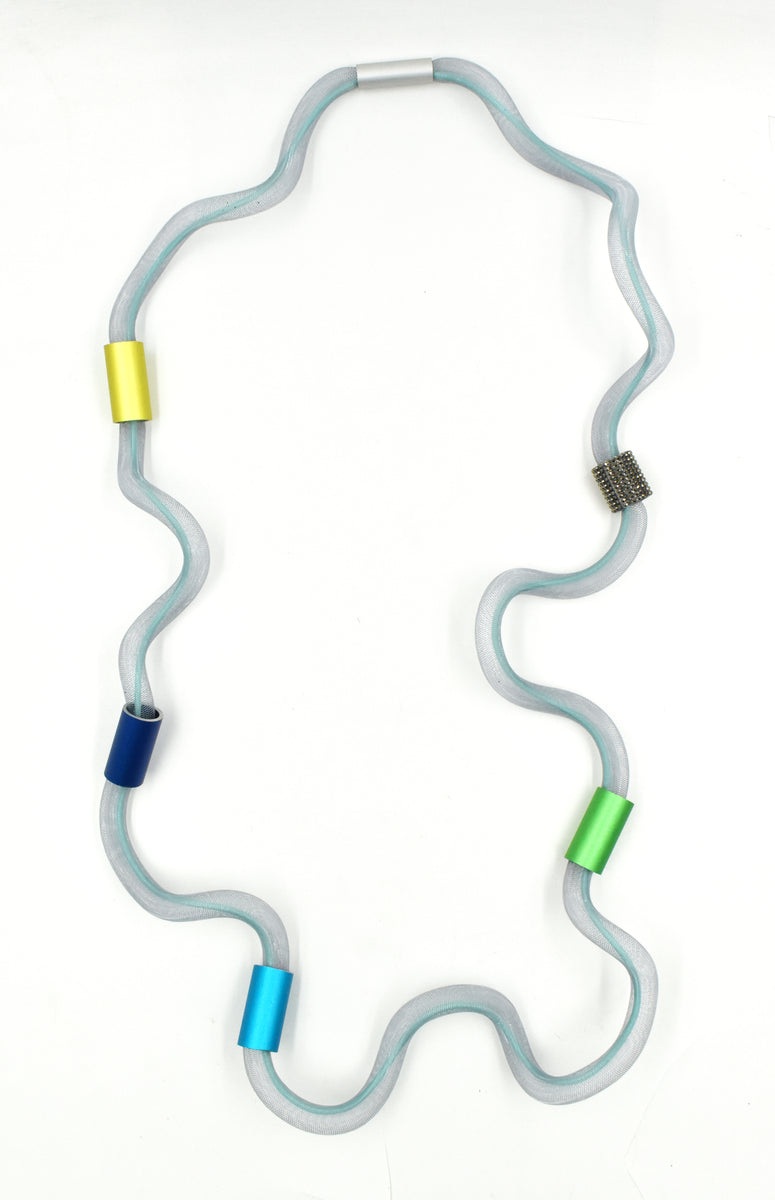 SEE THE INVISIBLE NET LONG NECKLACE K2077 – christinabrampti